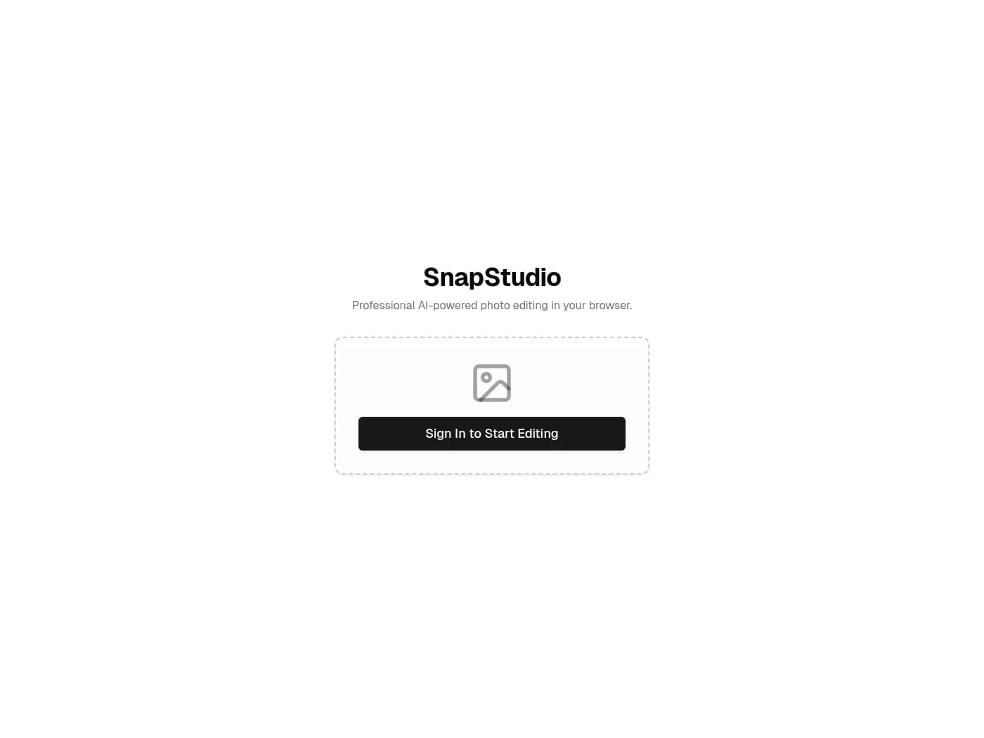 SnapStudio Editor