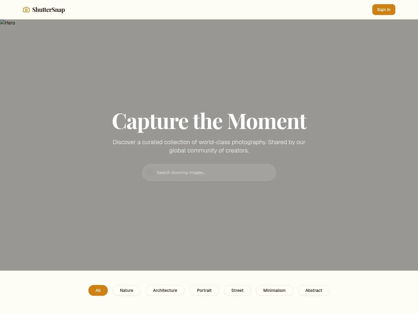 ShutterSnap Gallery