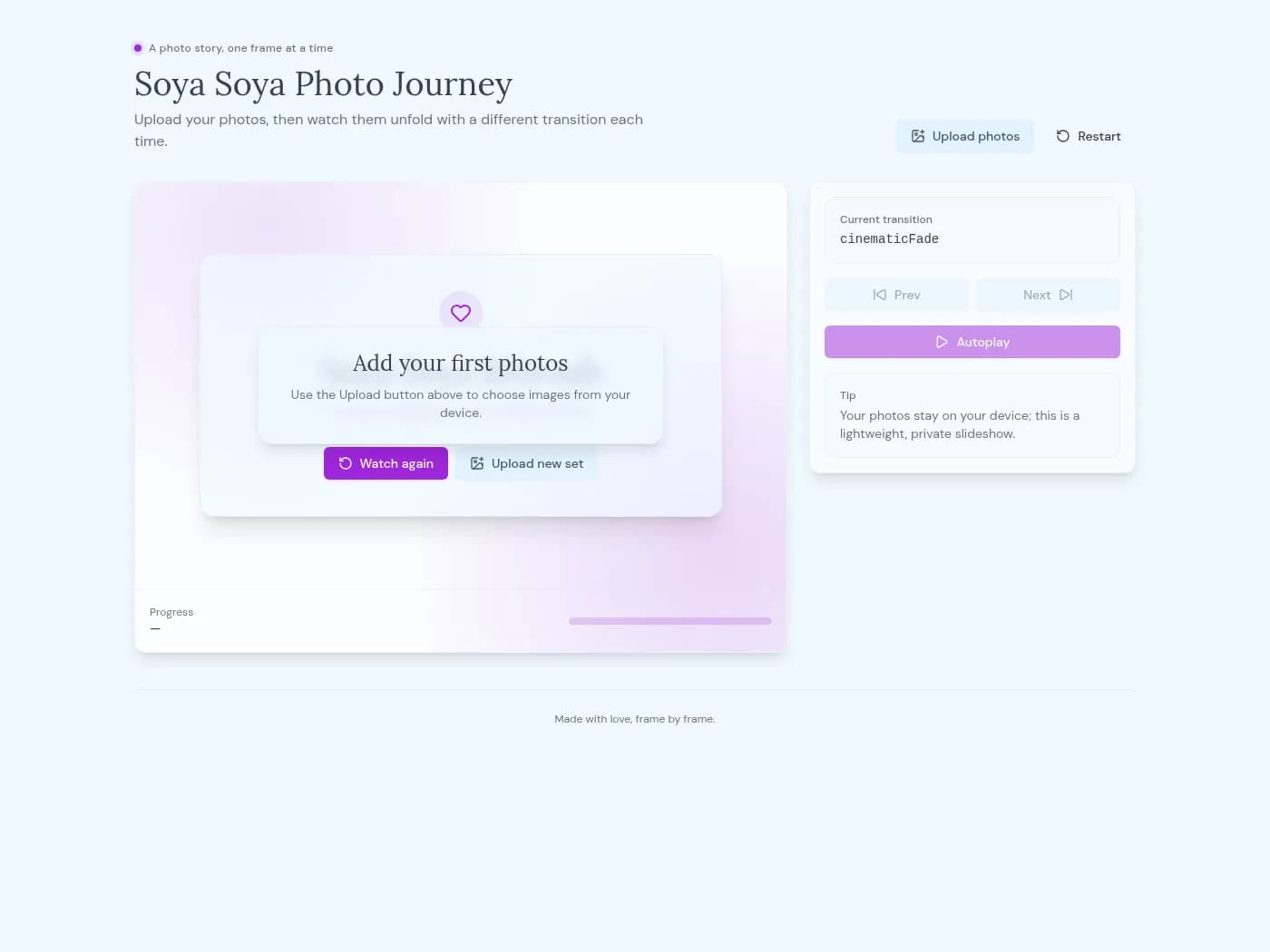Soya Soya Photo Journey