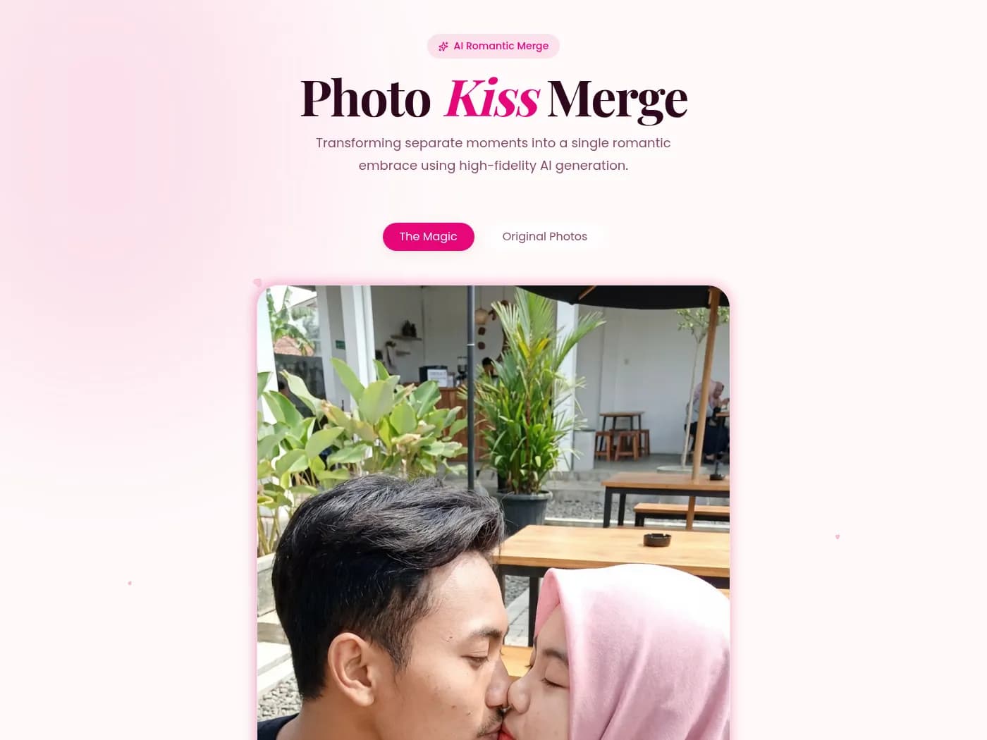 Photo Kiss Merge