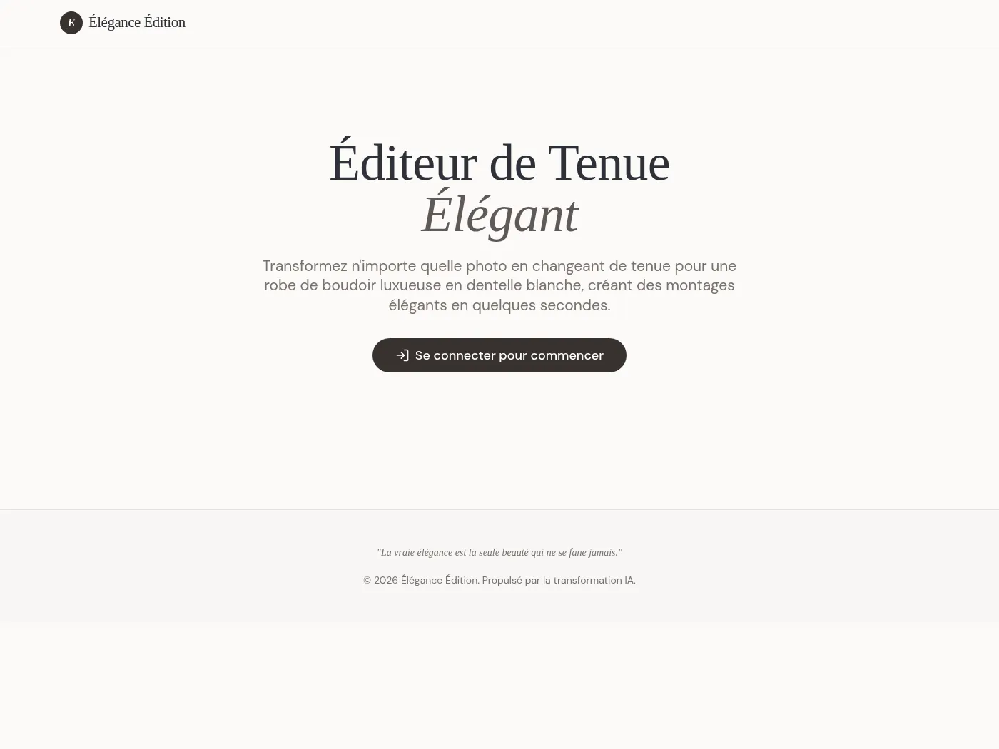 Elegant Outfit Photo Editor