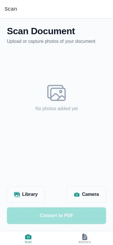 Photo to PDF AI