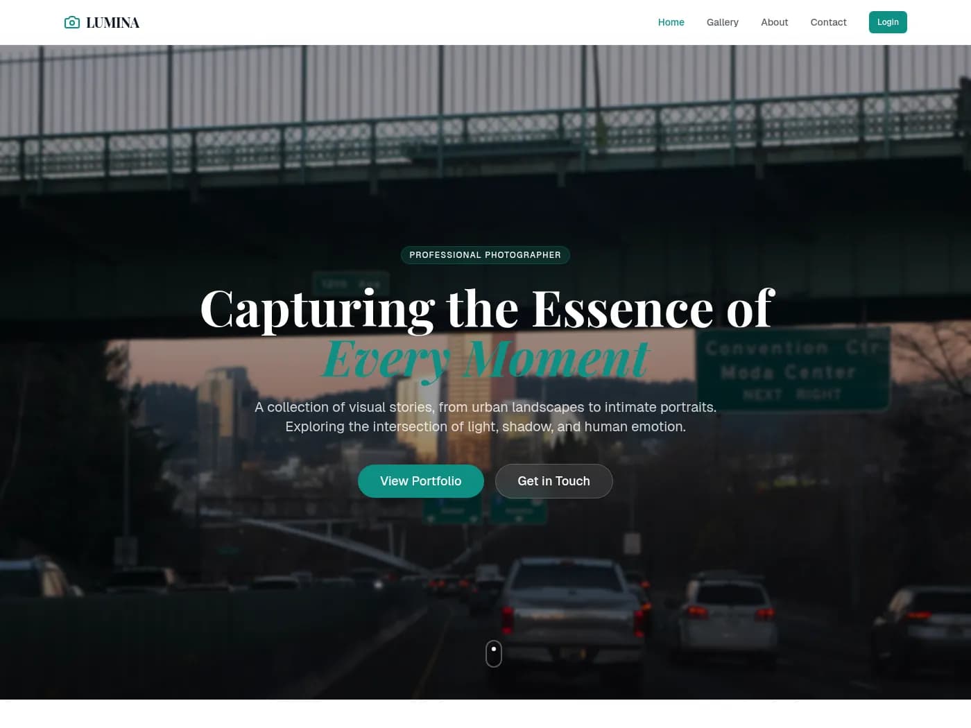 Photographer Portfolio Site