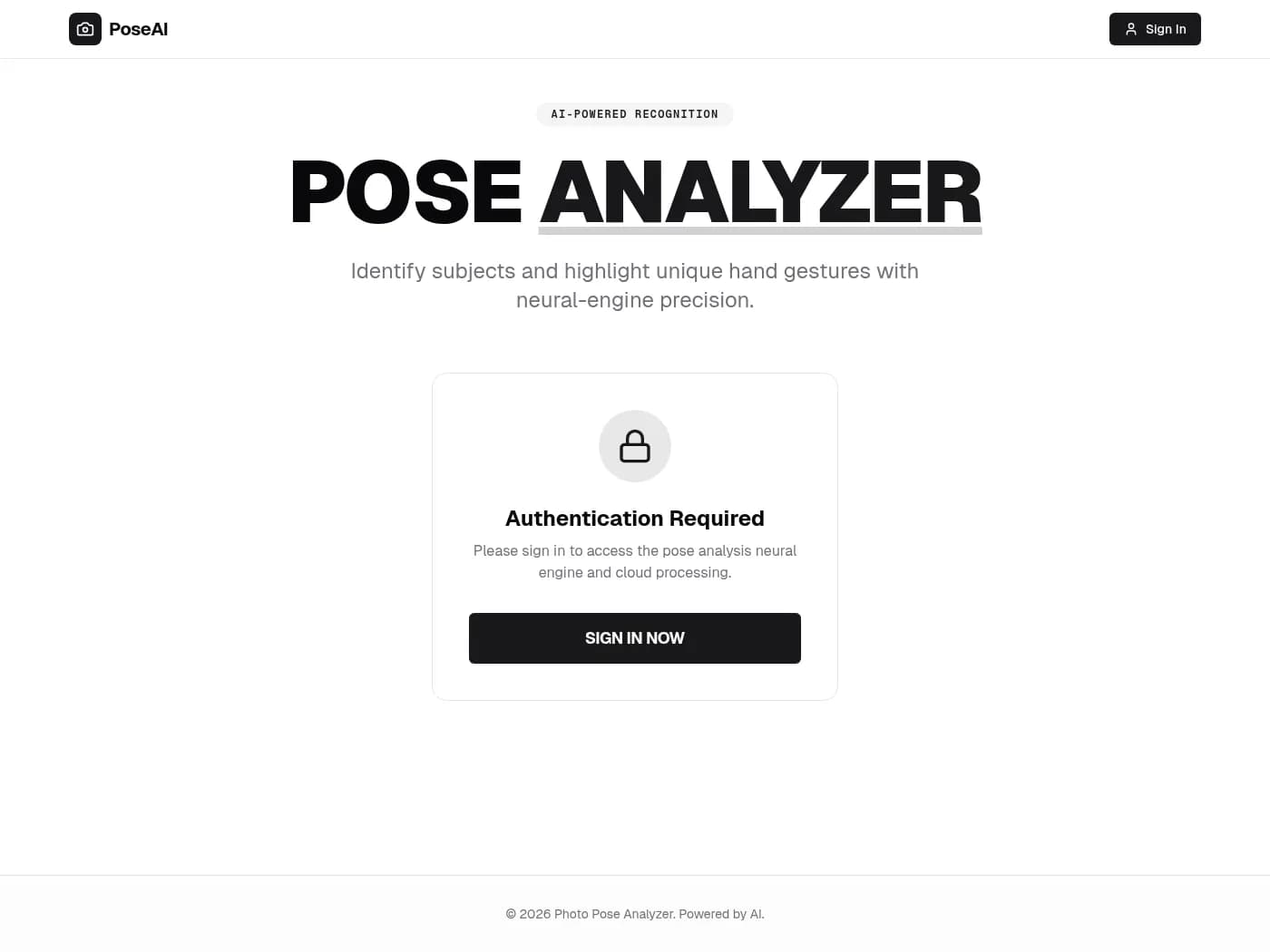 Photo Pose Analyzer