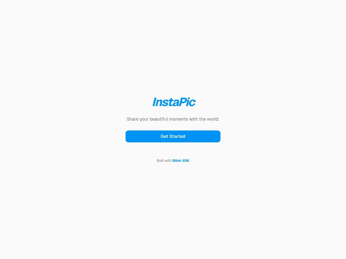 InstaPic Social App