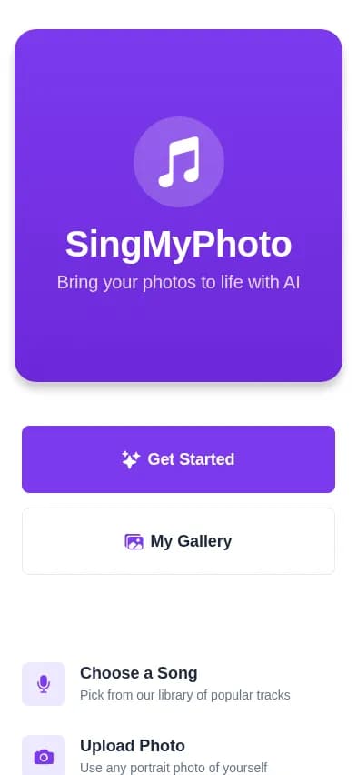 SingMyPhoto