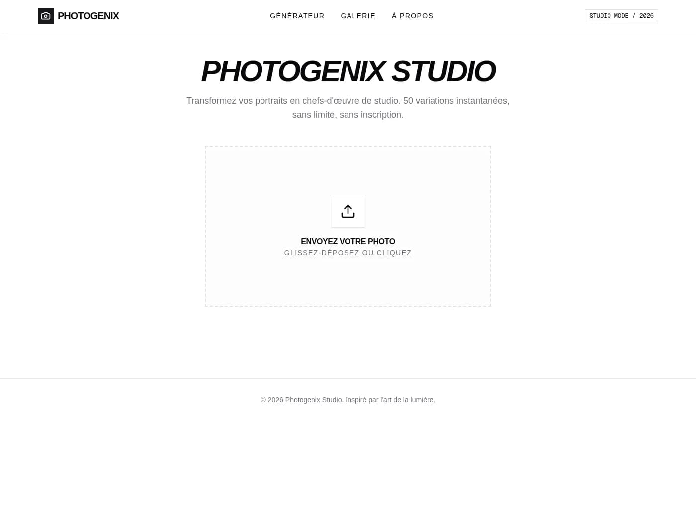Photogenix Studio Web