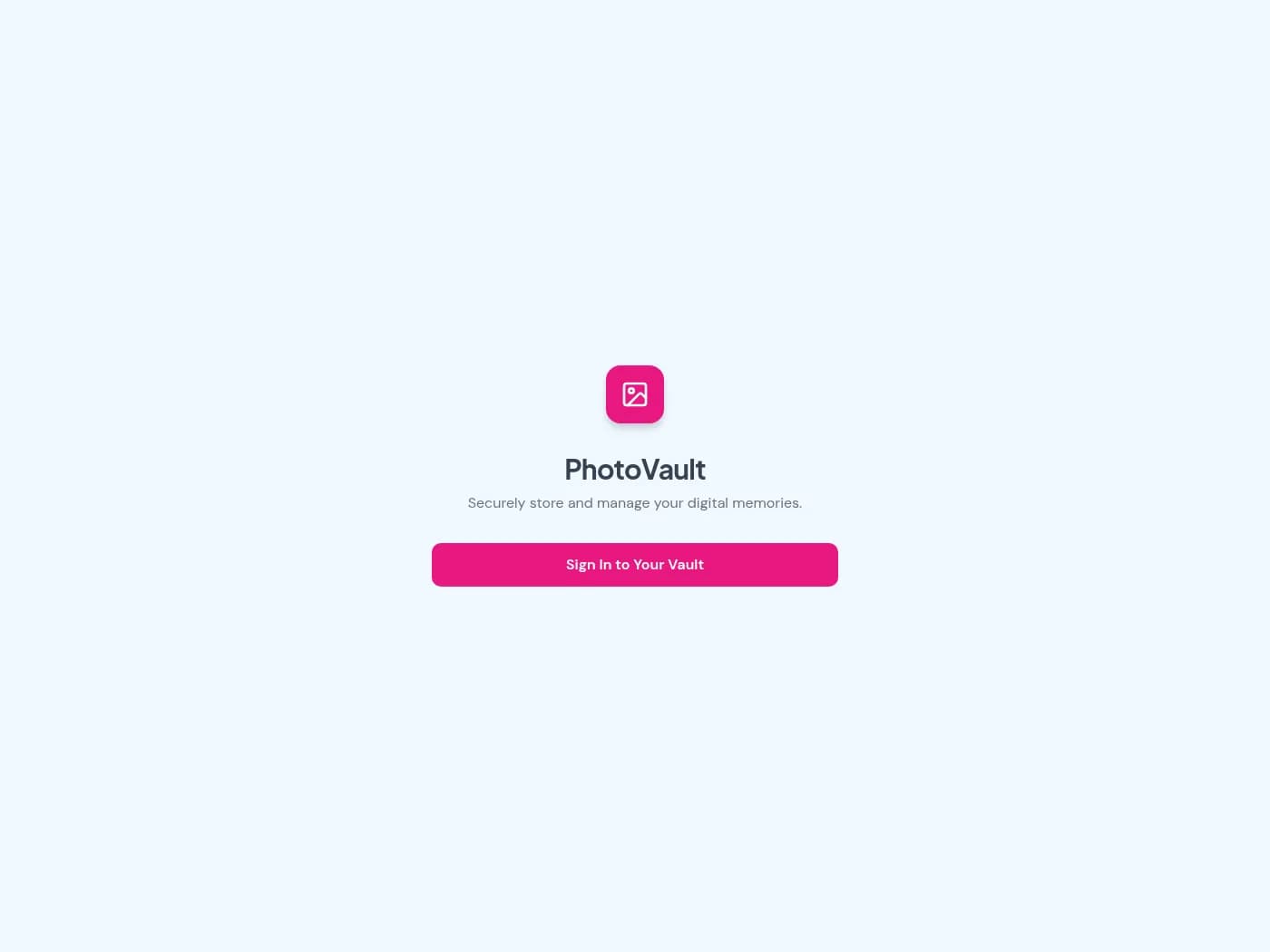 PhotoVault Web