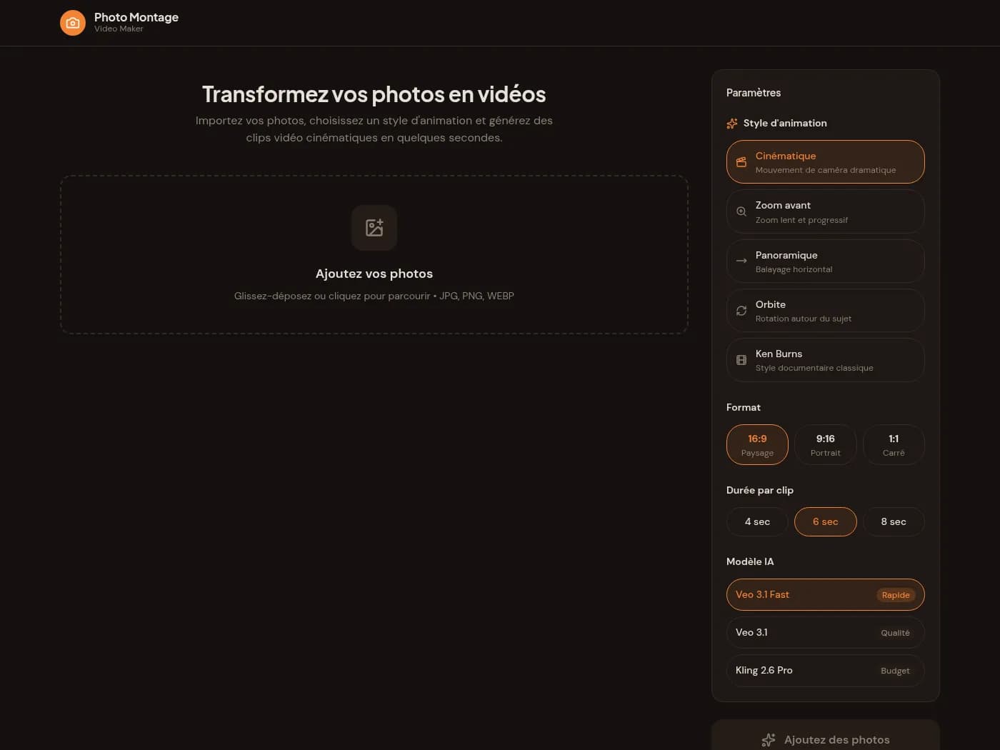 Photo Montage Video Maker