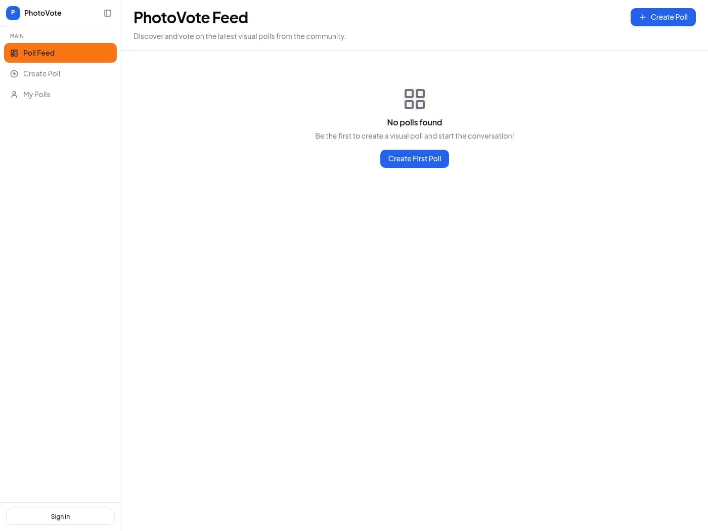PhotoVote App