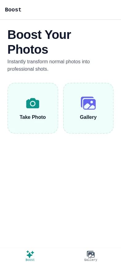 PhotoBoost App