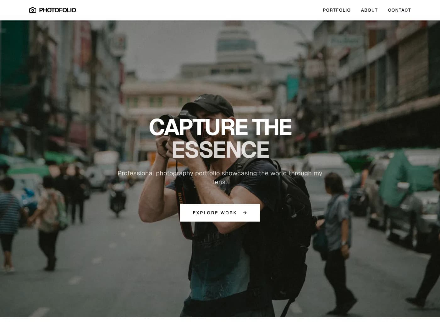 PhotoFolio Site