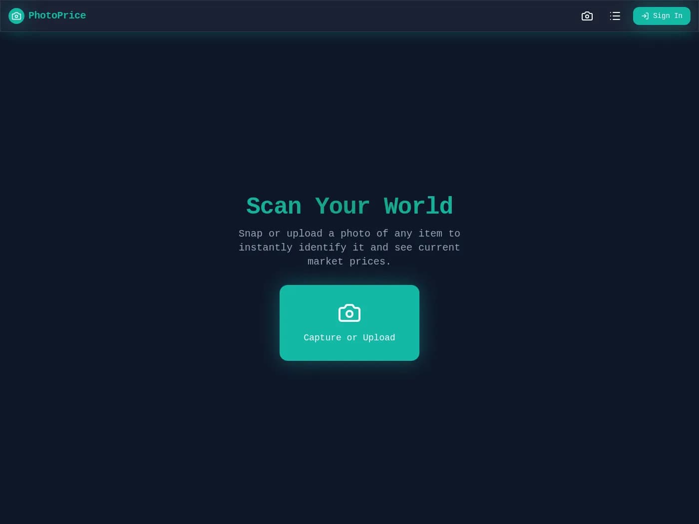 PhotoPrice Scanner