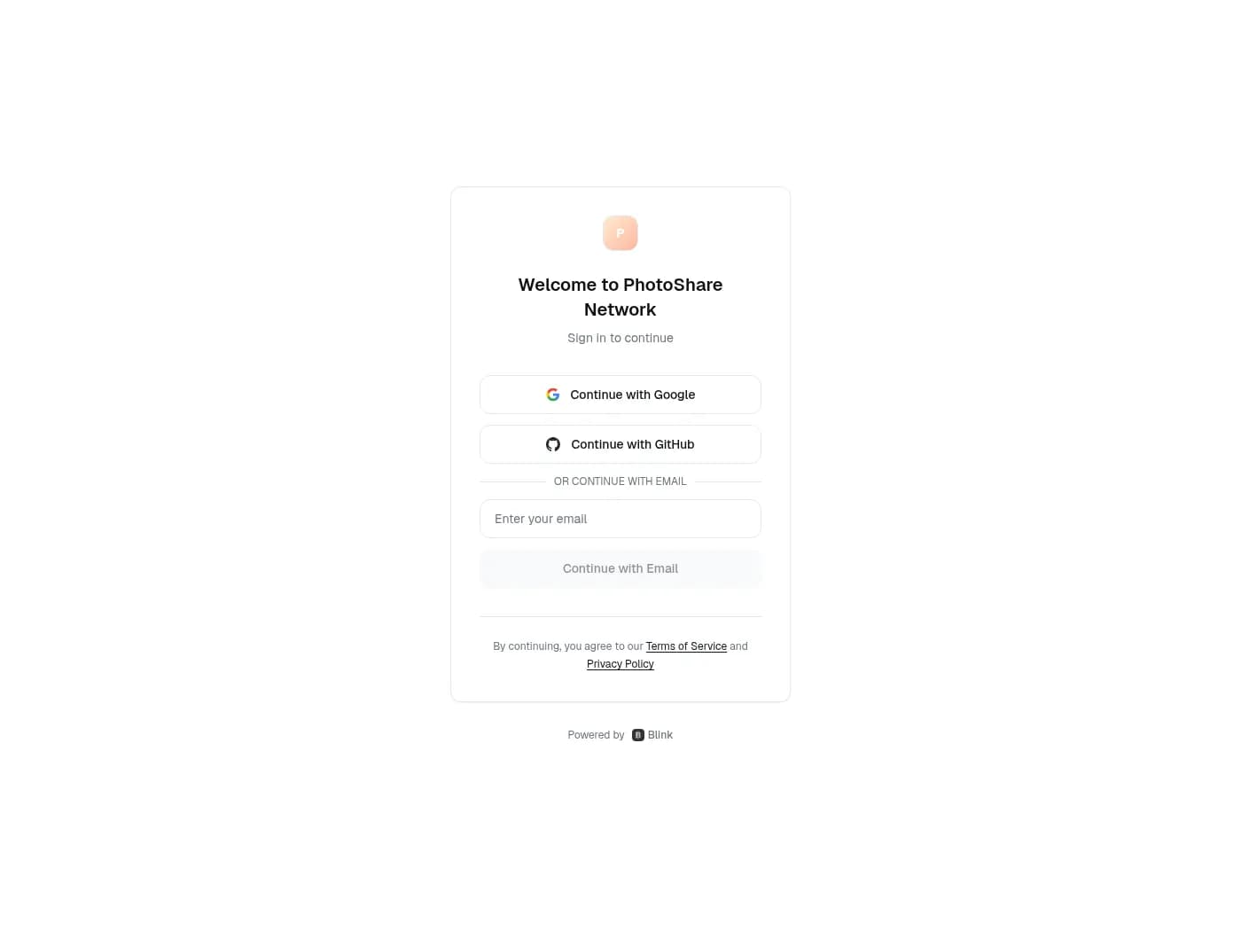PhotoShare Network