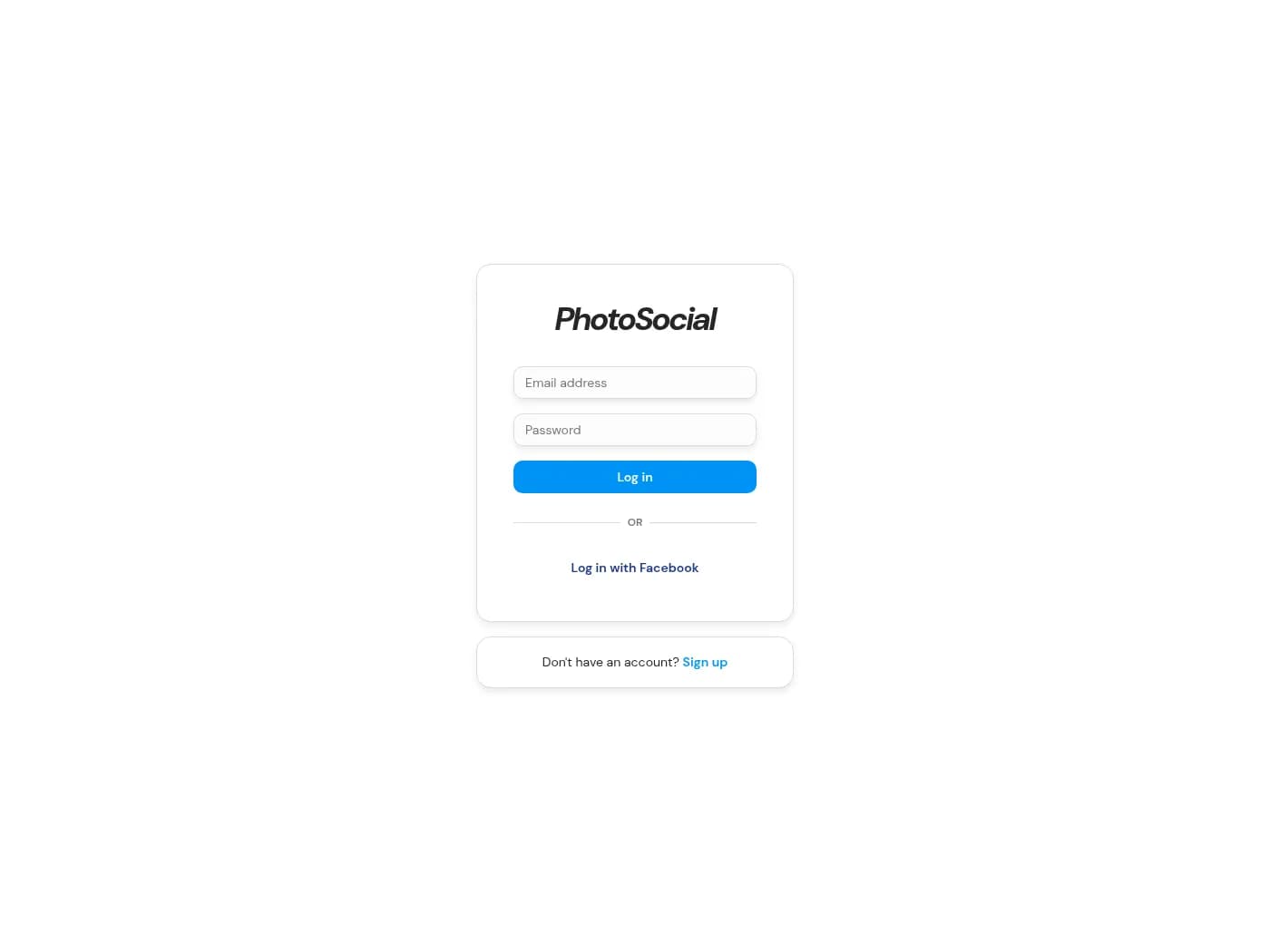 PhotoSocial Network