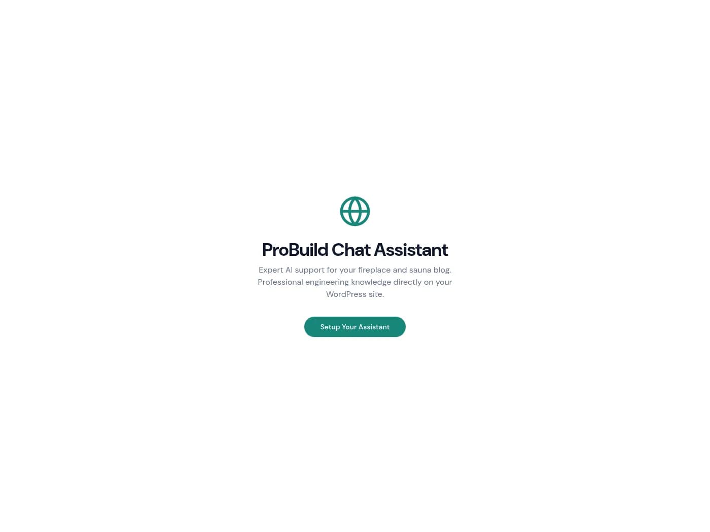 ProBuild Chat Assistant