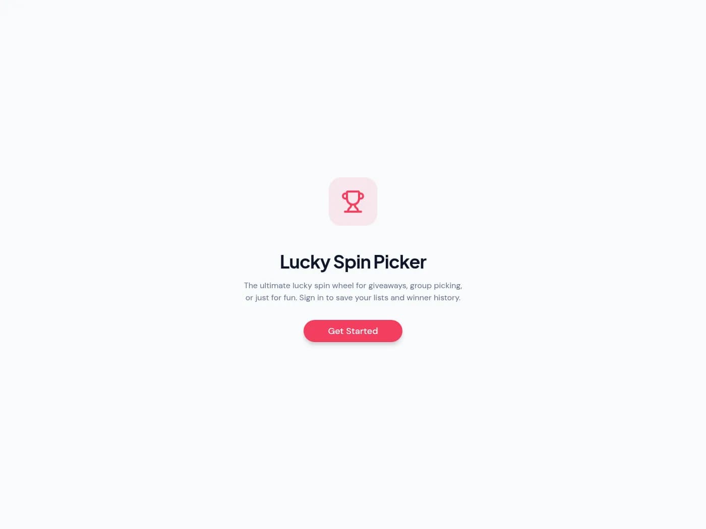 Lucky Spin Picker
