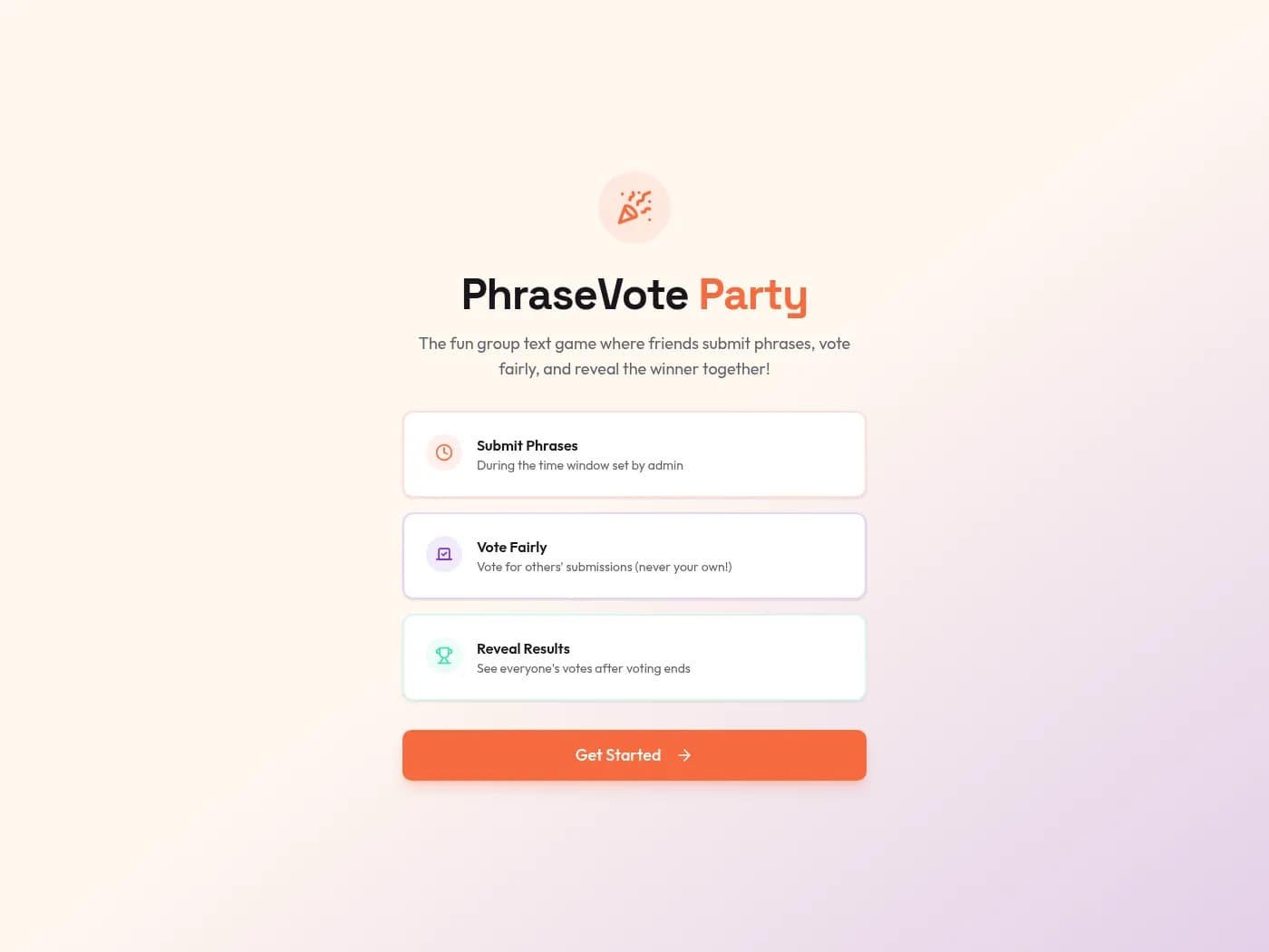 PhraseVote Party