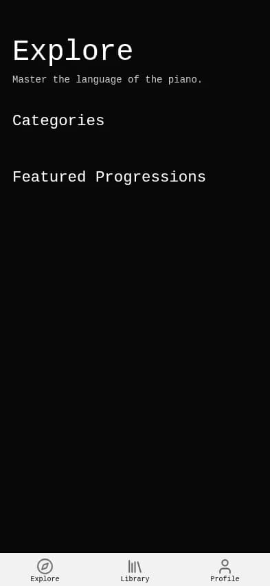 Piano Progression Explorer