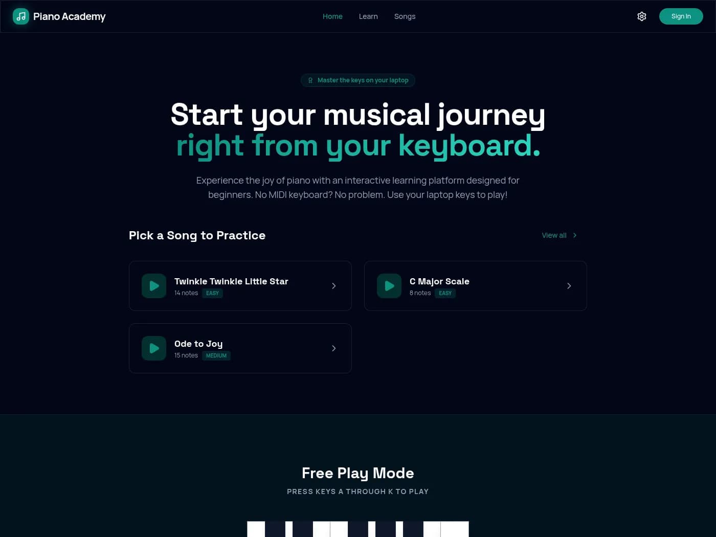 Piano Game Academy