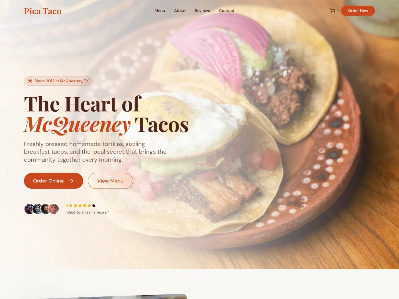 Pica Taco Website