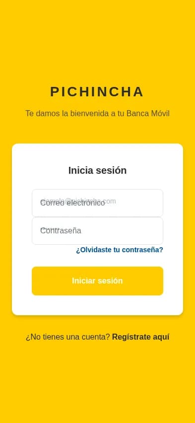 Pichincha Bank Clone