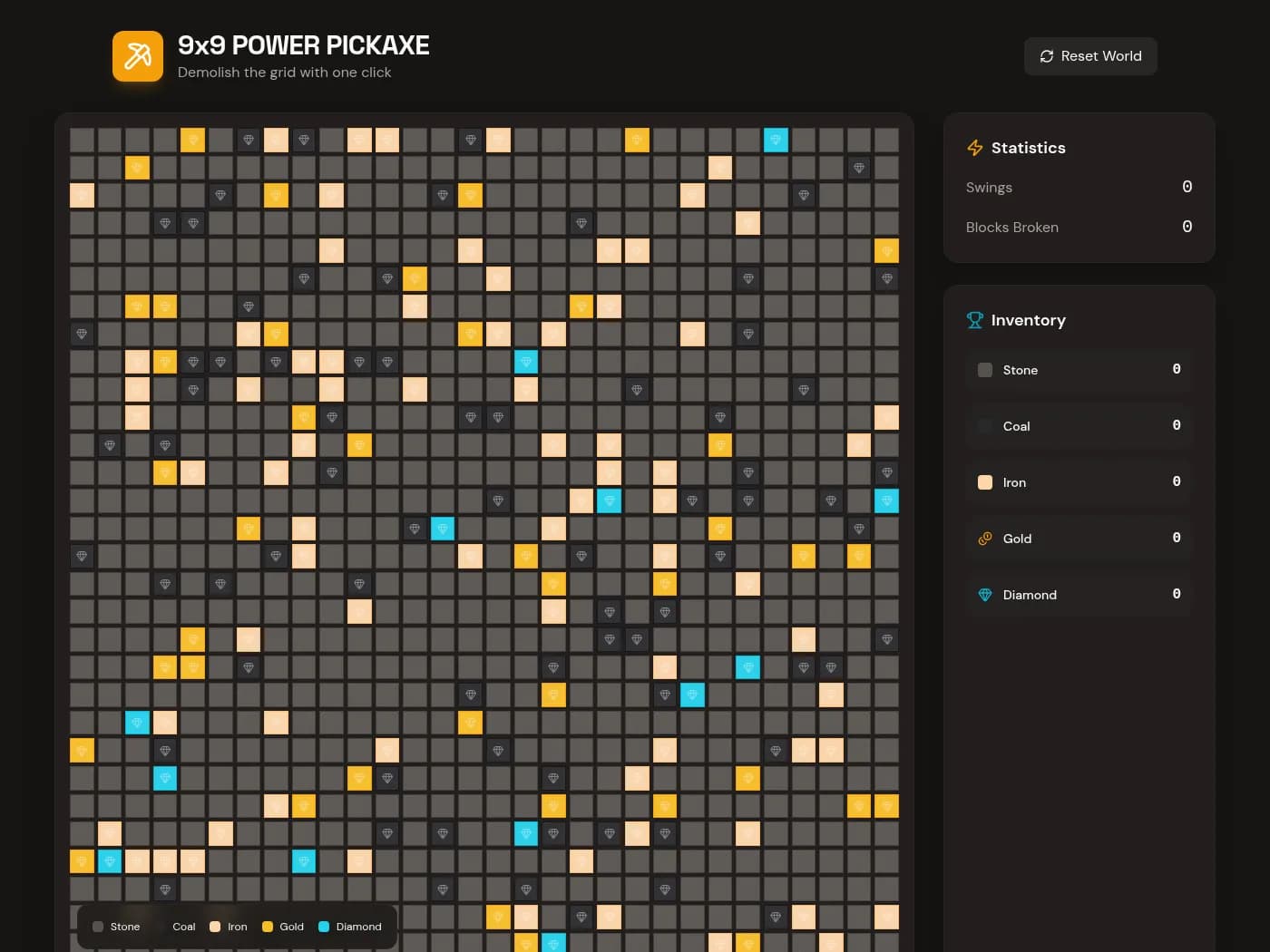 9x9 Power Pickaxe