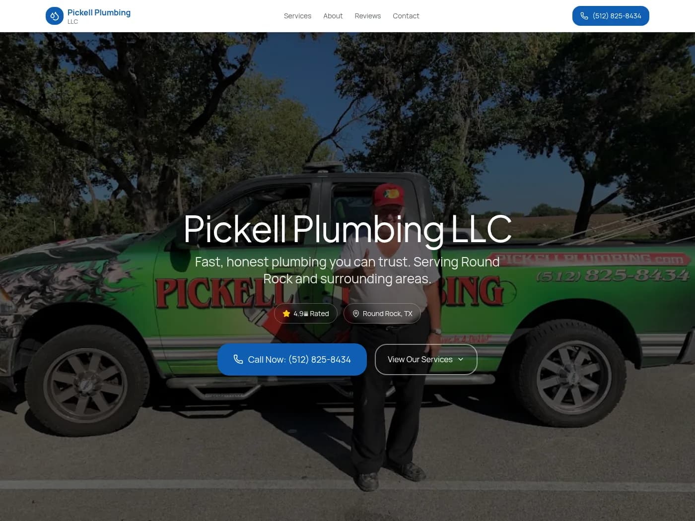 Pickell Plumbing Website