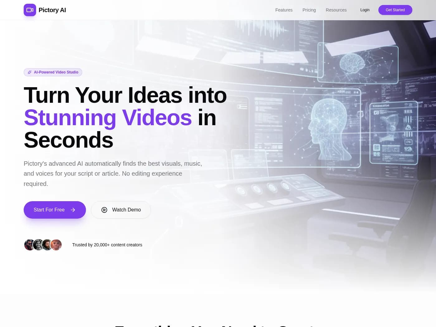 Pictory AI Studio