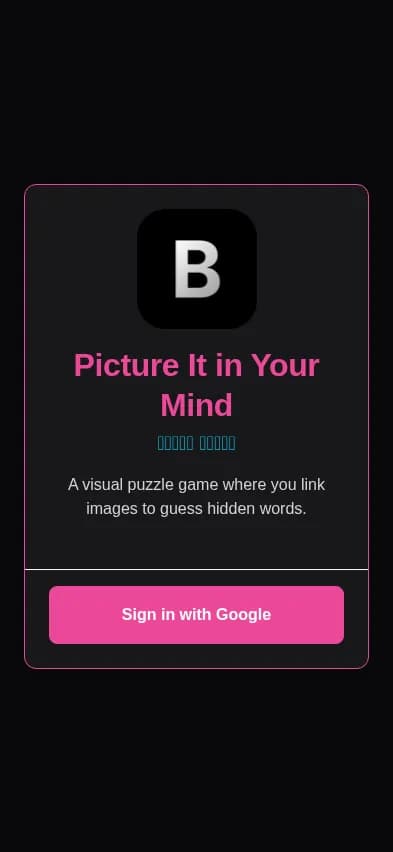 Picture Mind Game