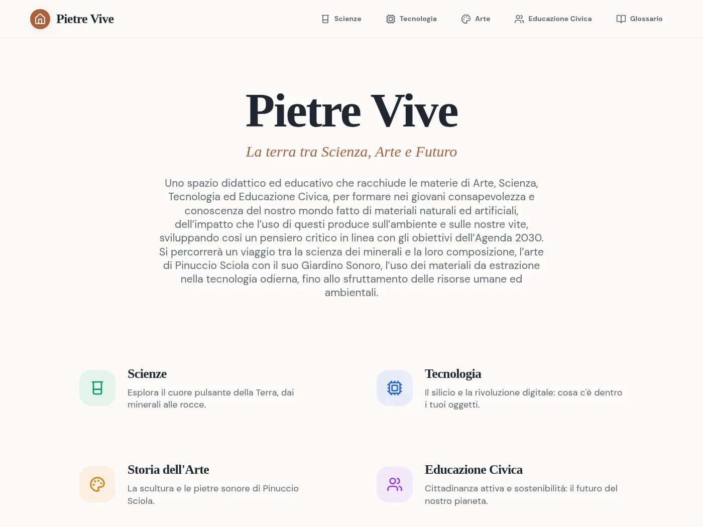 Pietre Vive EdTech Portal