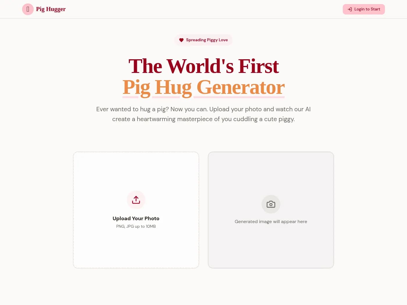 Pig Hugger Portrait