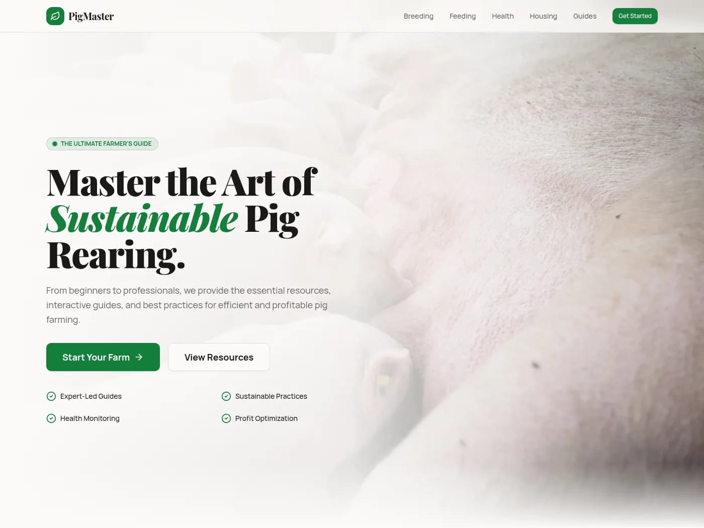 Pig Rearing Guide