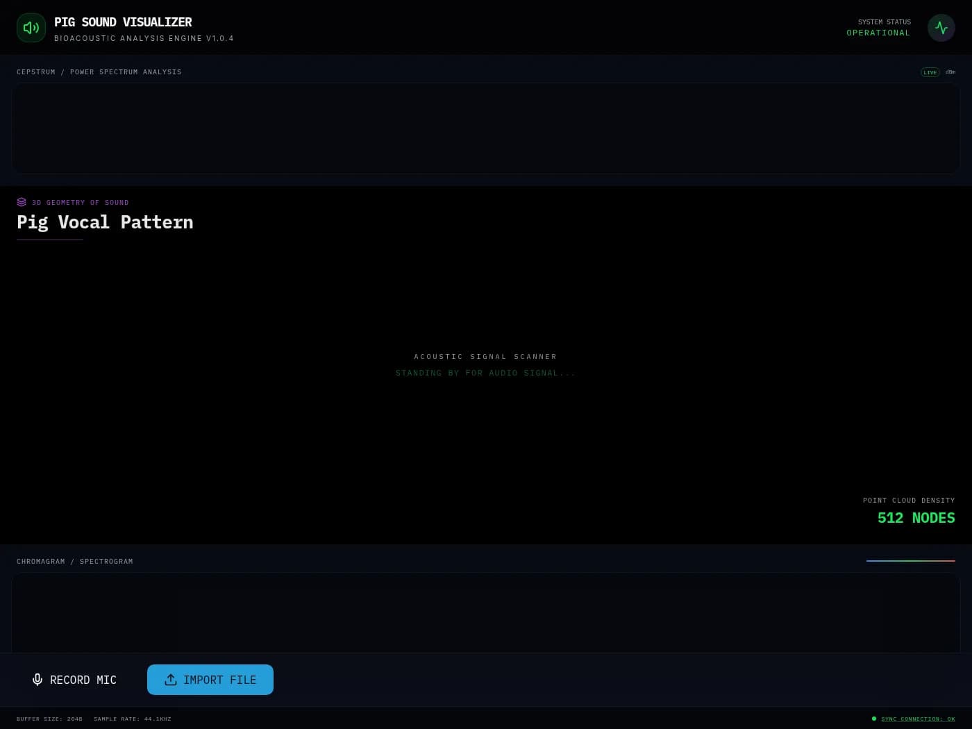 Pig Sound Visualizer App