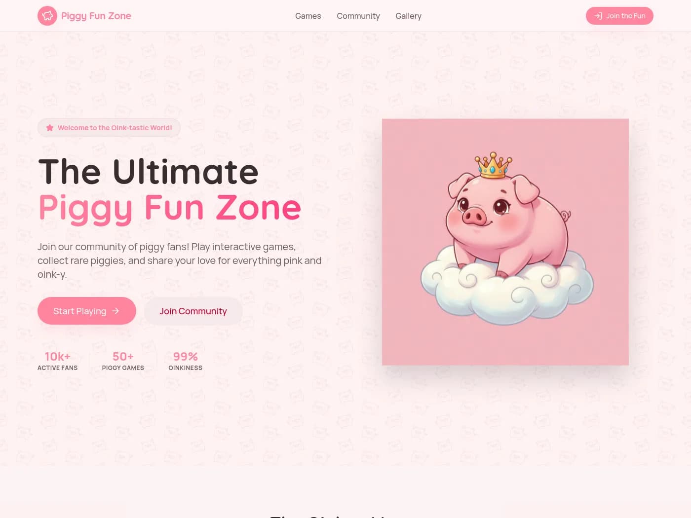 Piggy Fun Zone