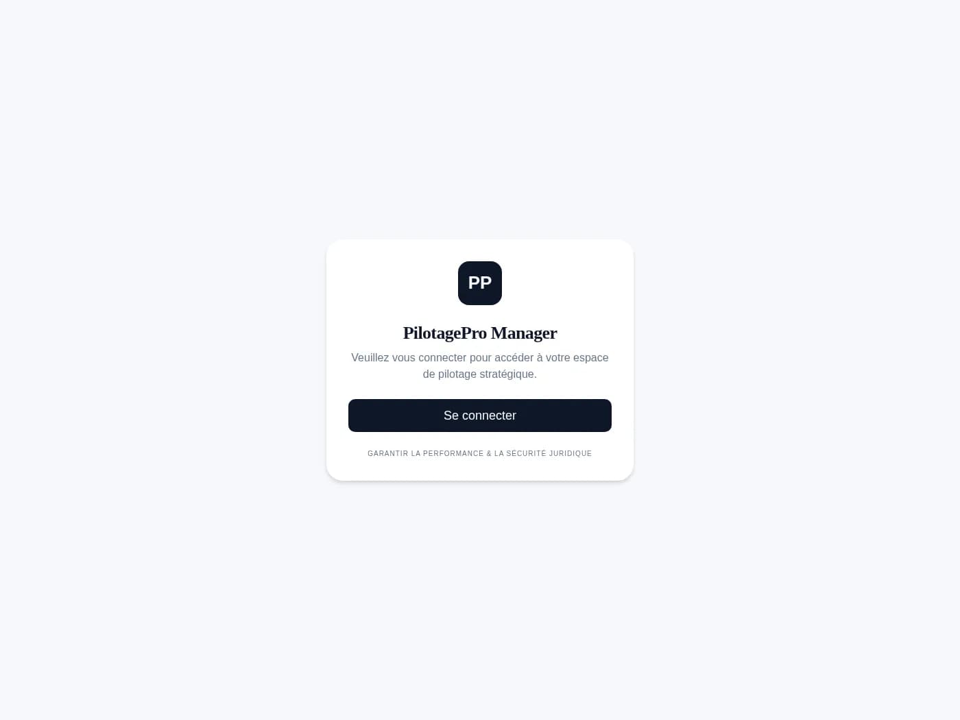 PilotagePro Manager