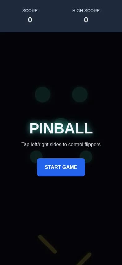Pinball Mobile Game