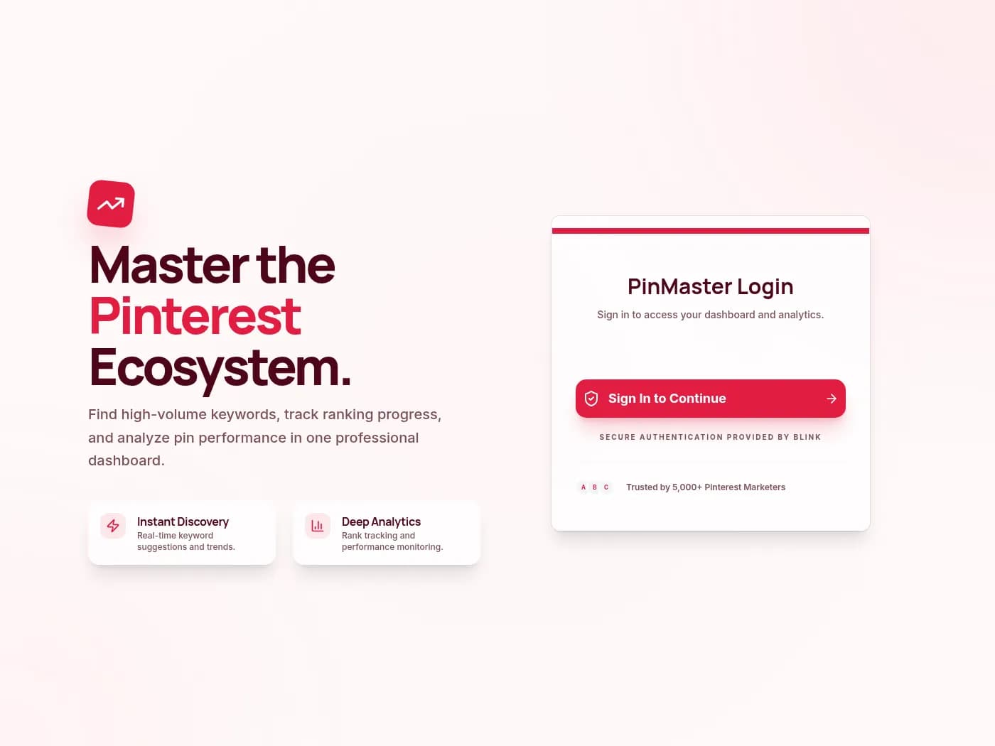 Pinclics Clone Web App