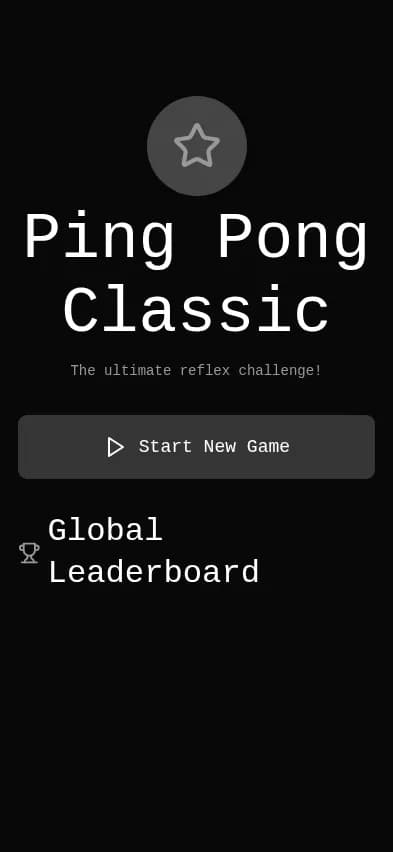 Ping Pong Classic