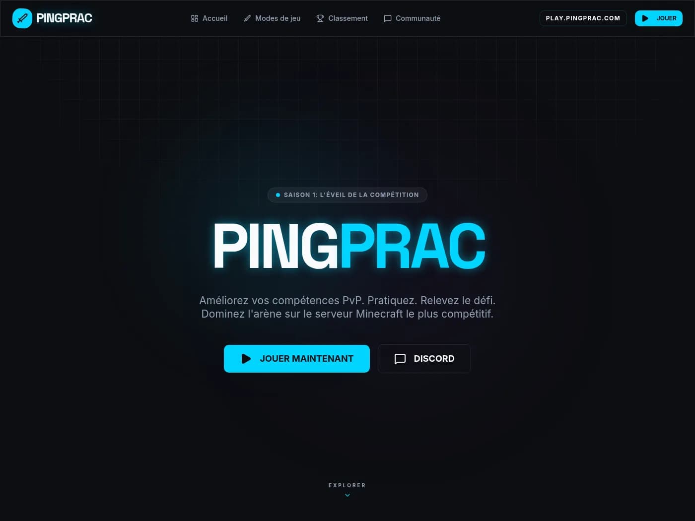 PingPrac Gaming Hub