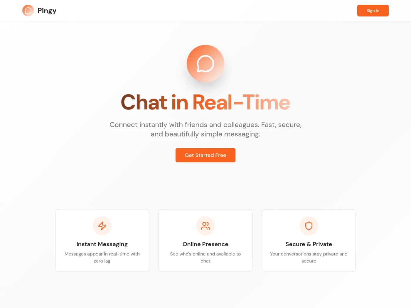 Pingy Chat