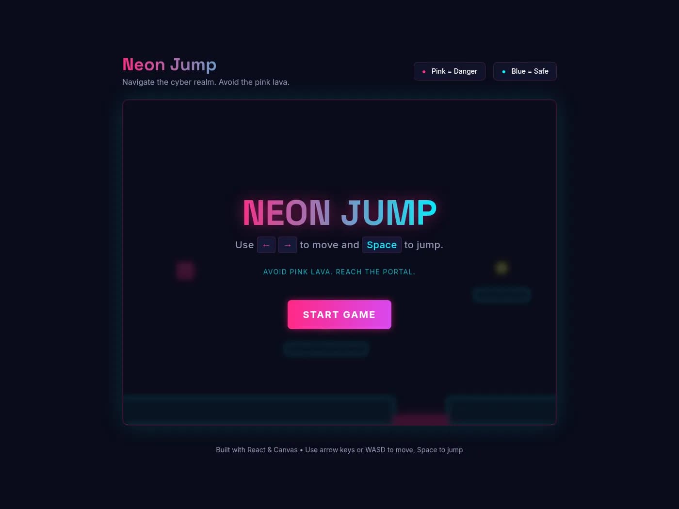 Pink & Blue Platformer