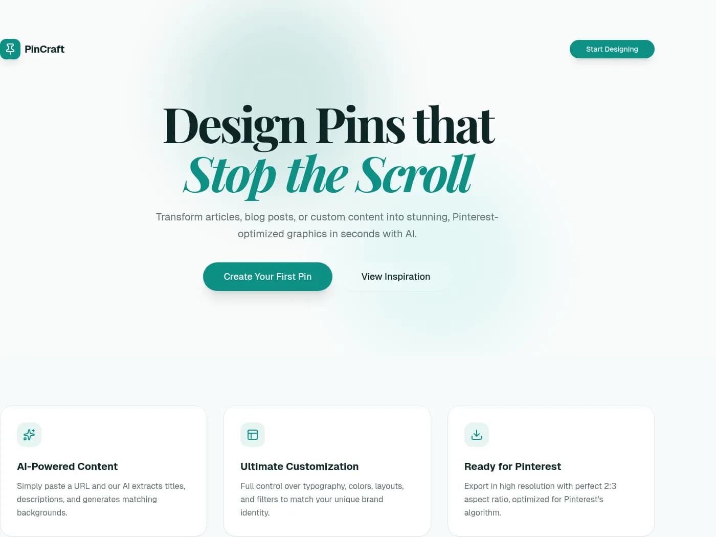 PinCraft Designer