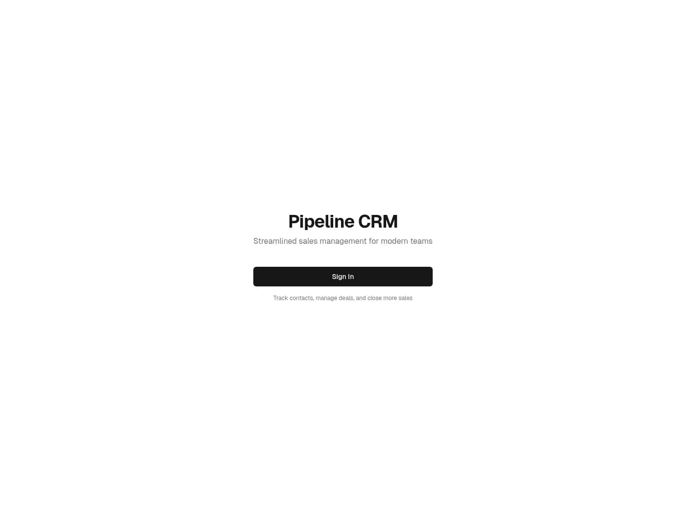Pipeline CRM