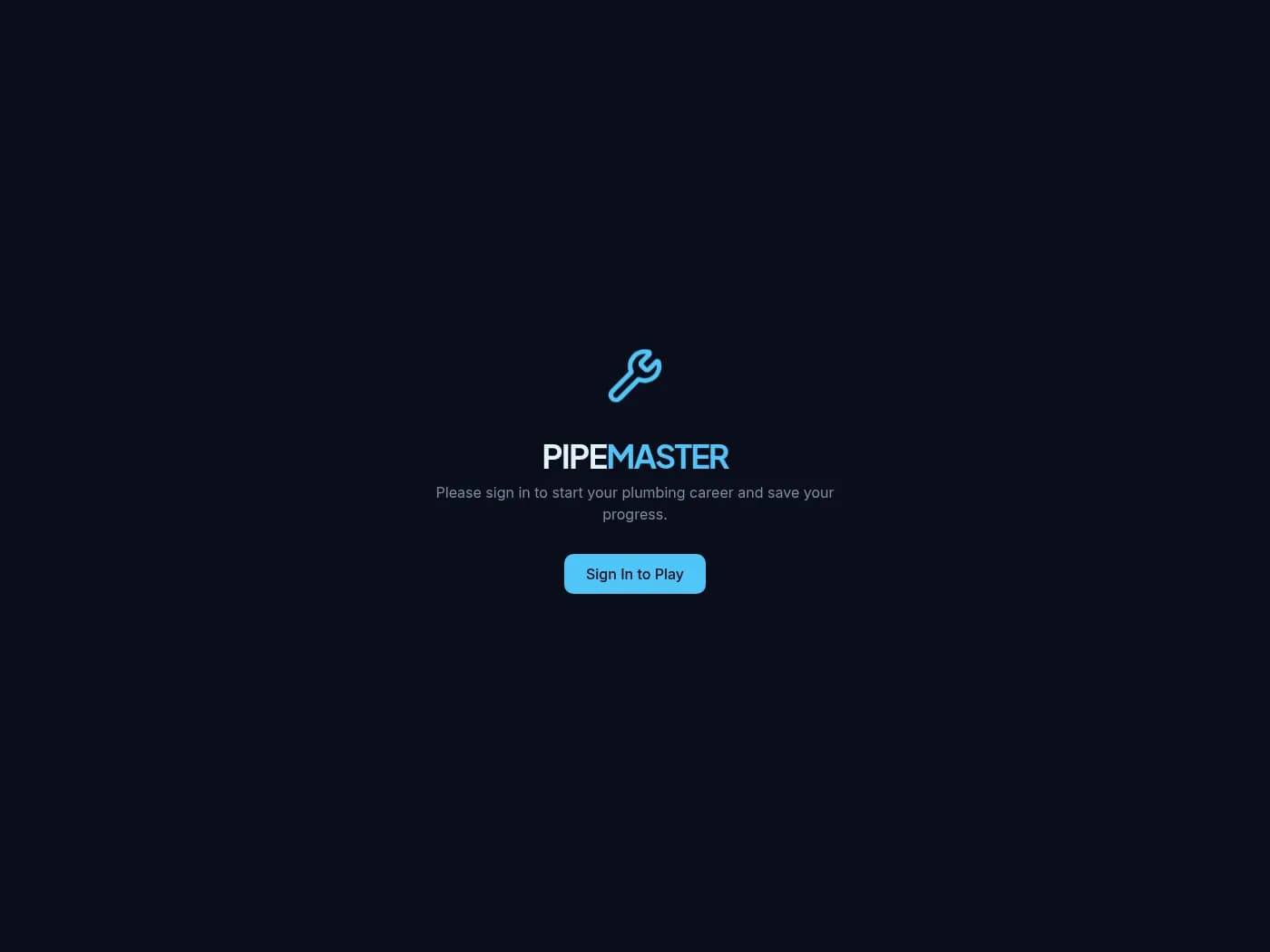 PipeMaster Plumbing Game
