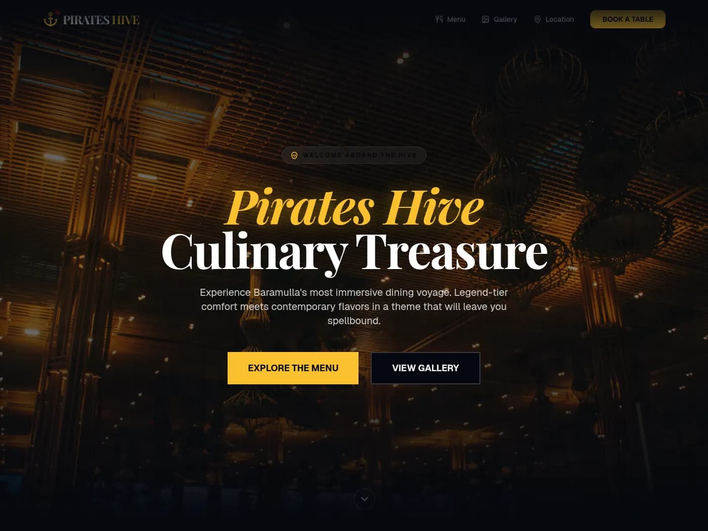 Pirates Hive Restaurant Site