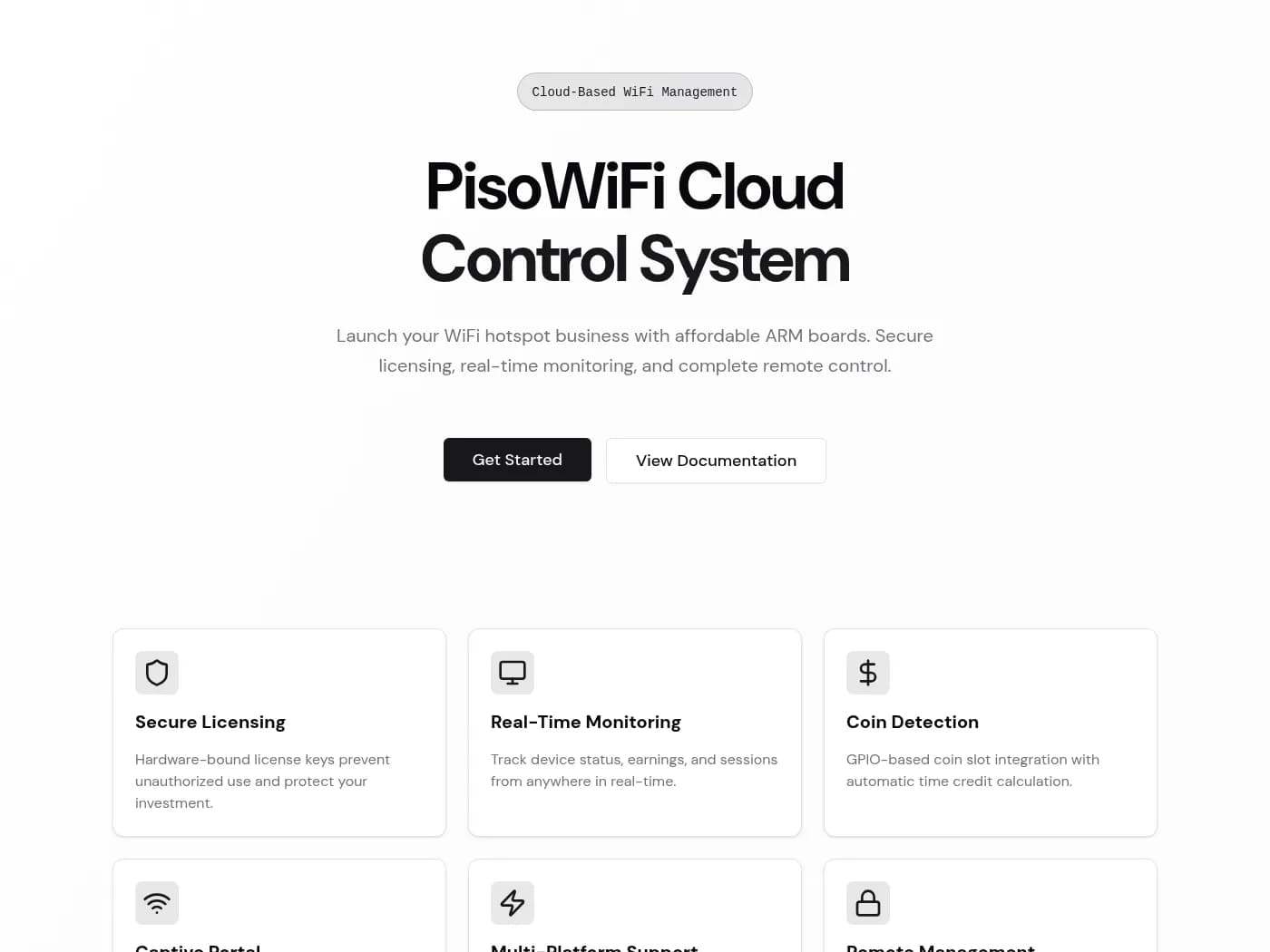 PisoWiFi Cloud Control