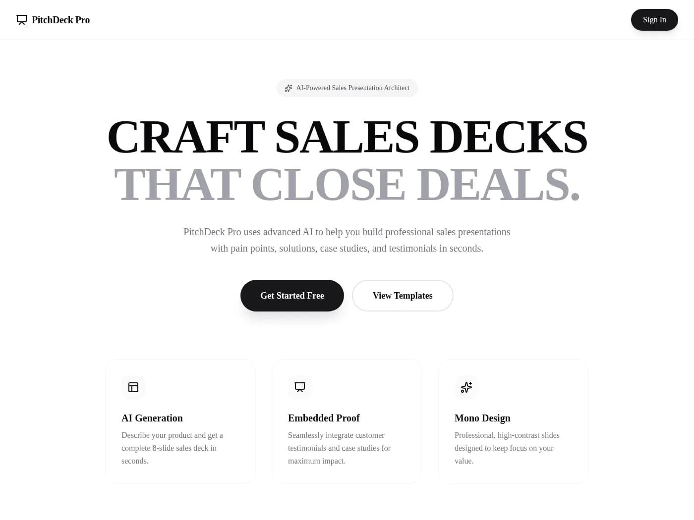 PitchDeck Pro