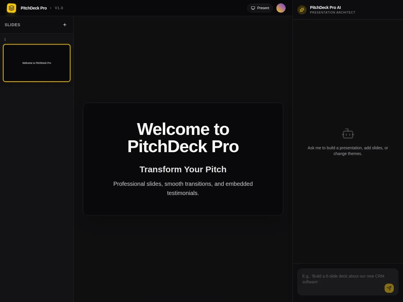 PitchDeck Pro