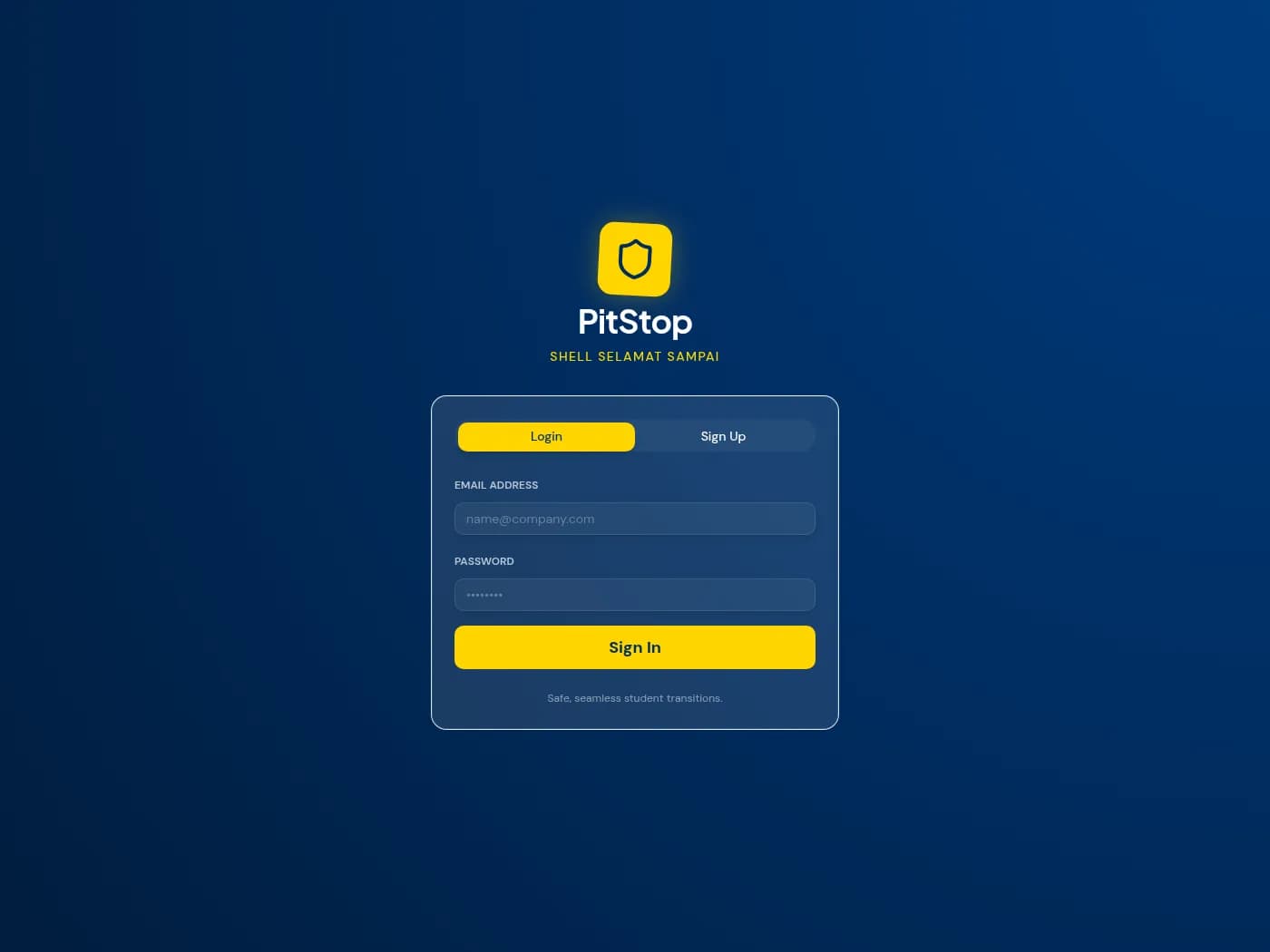 PitStop School Pick-Up App